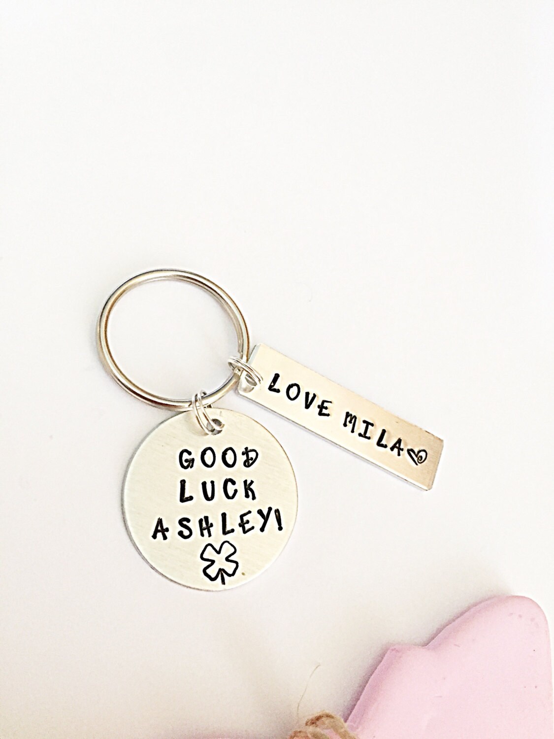 Good Luck Keyring Good Luck Keychain Personalised Good | Etsy