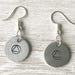 Recovery Symbol Earrings, Sobriety Earrings, Hand Stamped Earrings ...