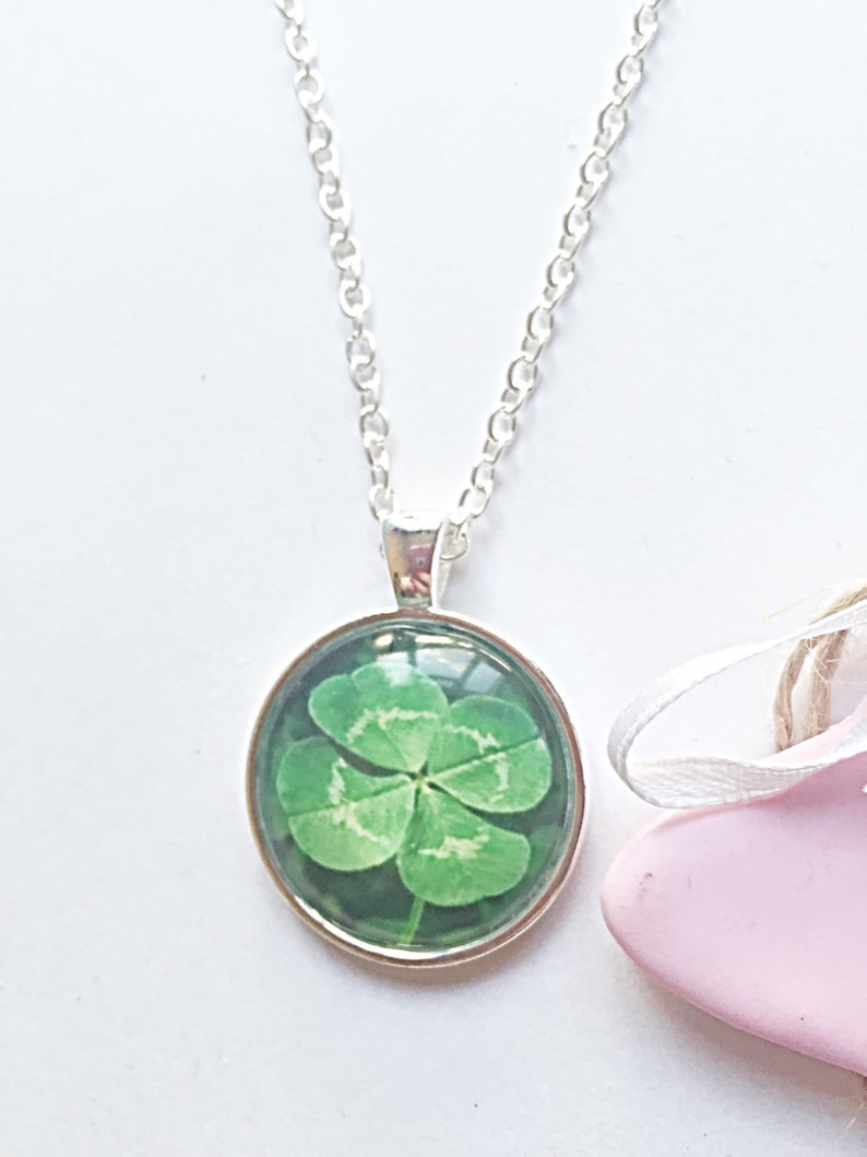 Irish Emblem St Patricks Necklace Shamrock Necklace Four | Etsy