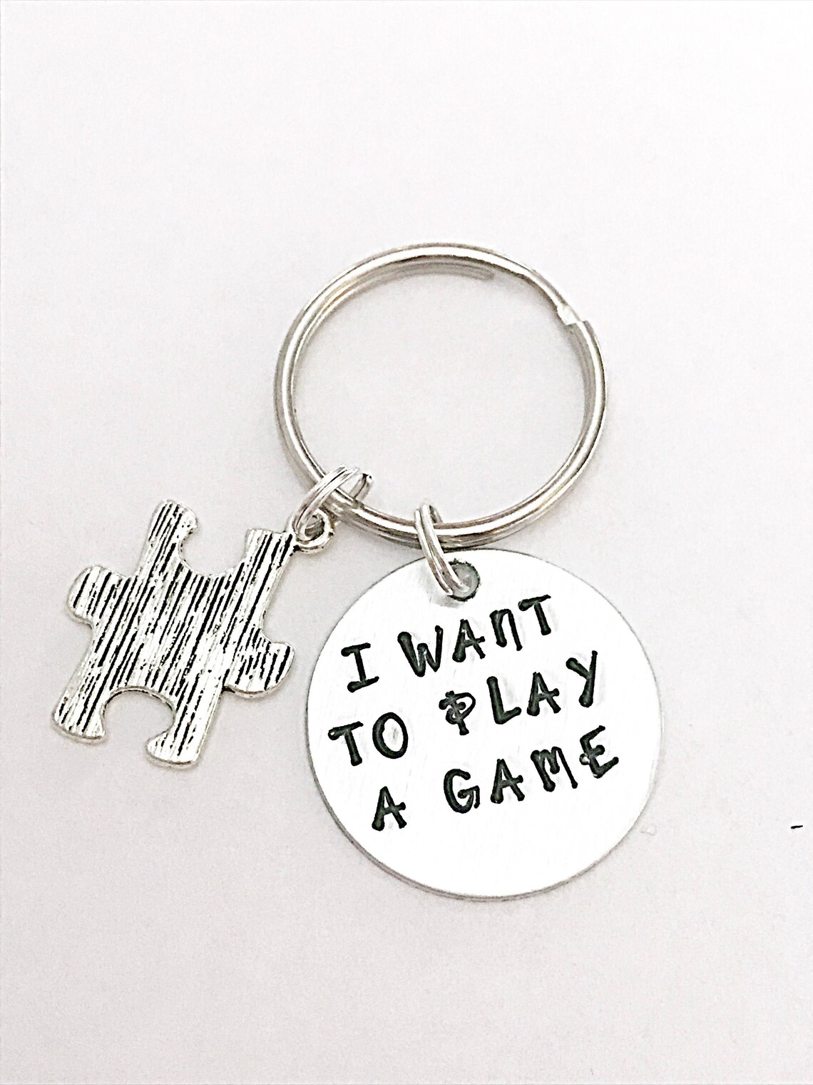 Saw Movie Keyring, Horror Movie Keyring, I Want to Play A Game, Movie ...