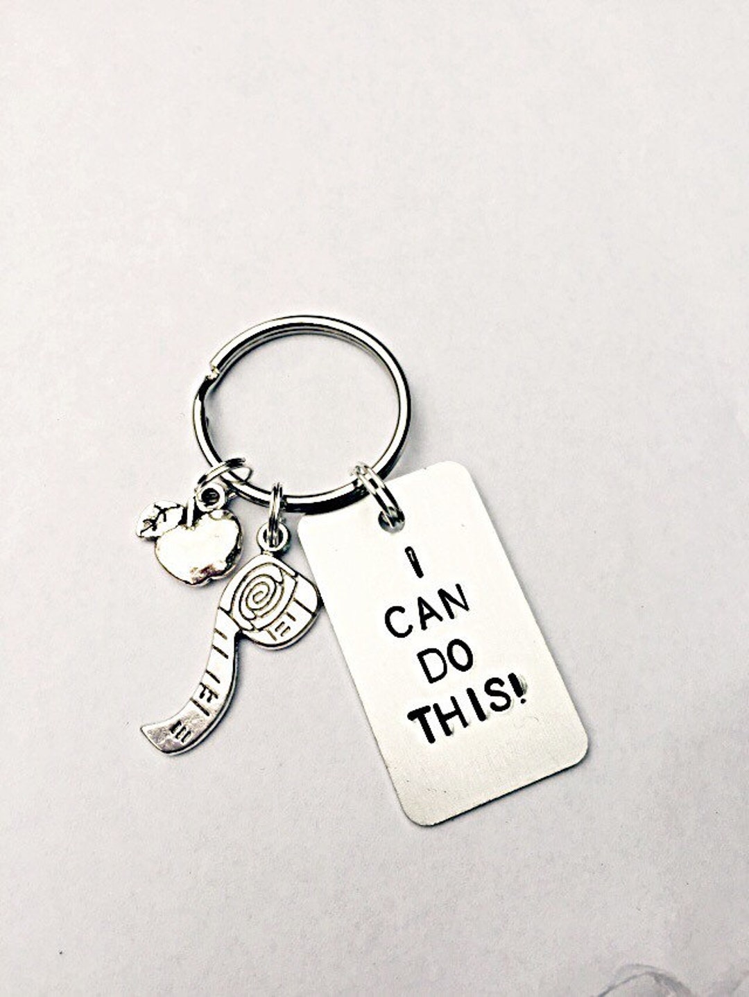 Weight Loss Motivation Keyring, Weight Loss Keyring, Diet Keyring, Diet ...