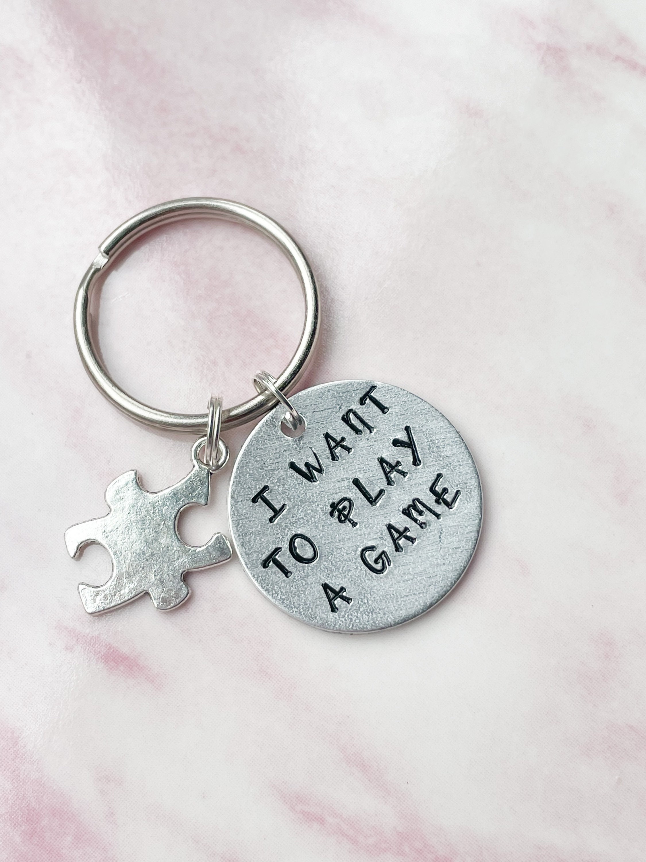 Saw Movie Keyring, Horror Movie Keyring, I Want to Play A Game, Movie ...