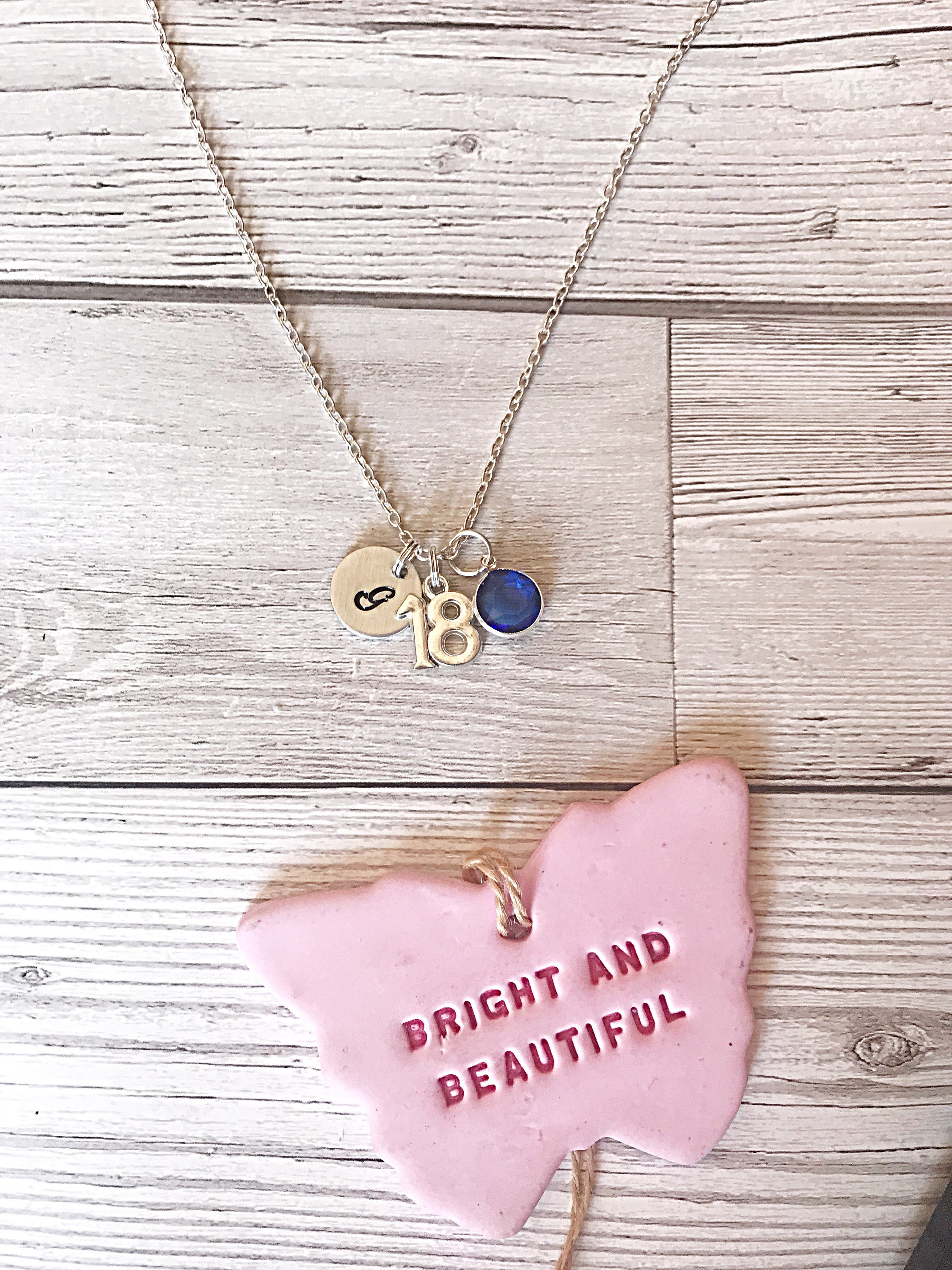 18th Birthday Necklace Personalised Necklace Number - Etsy UK