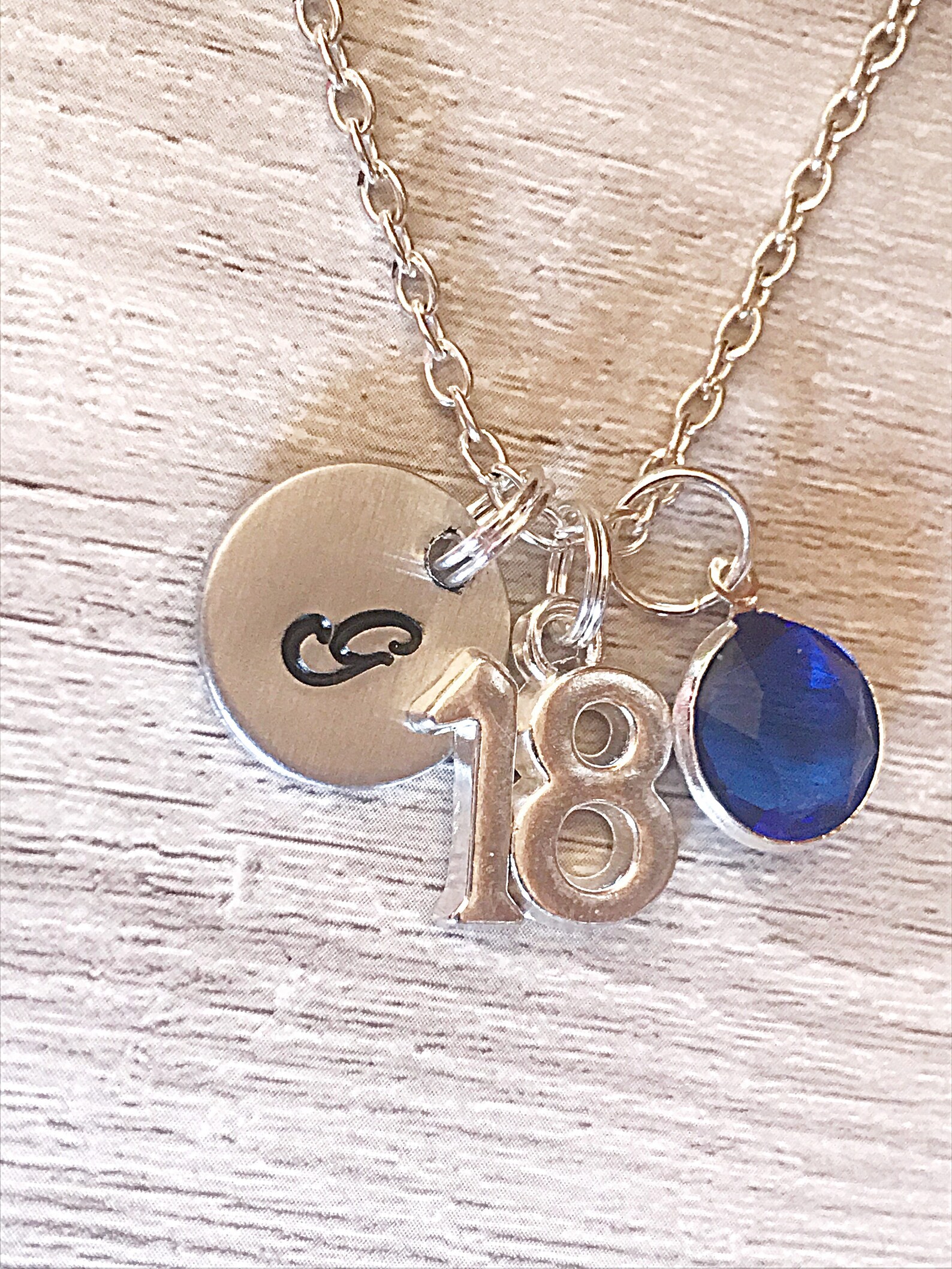 18th Birthday Necklace Personalised Necklace Number - Etsy UK