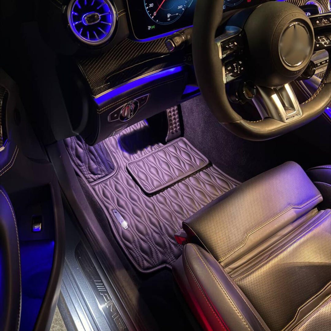 Custom Floor Mats for Mercedes-benz X290 AMG GT 2018+ – Handmade Eco ...