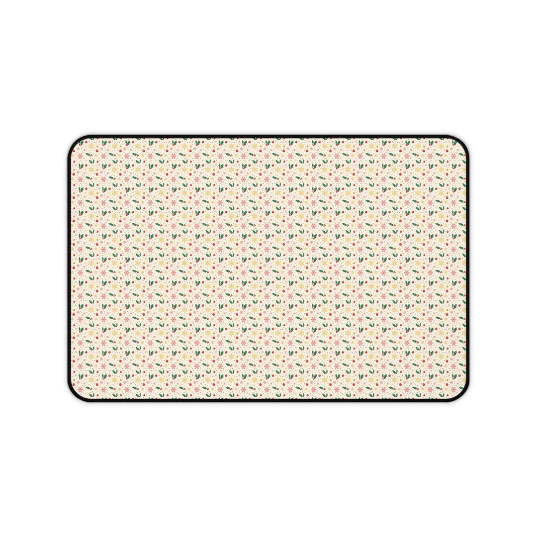 Floral Desk Mat | Pastel Rose Vine Pattern Mousepad - Etsy
