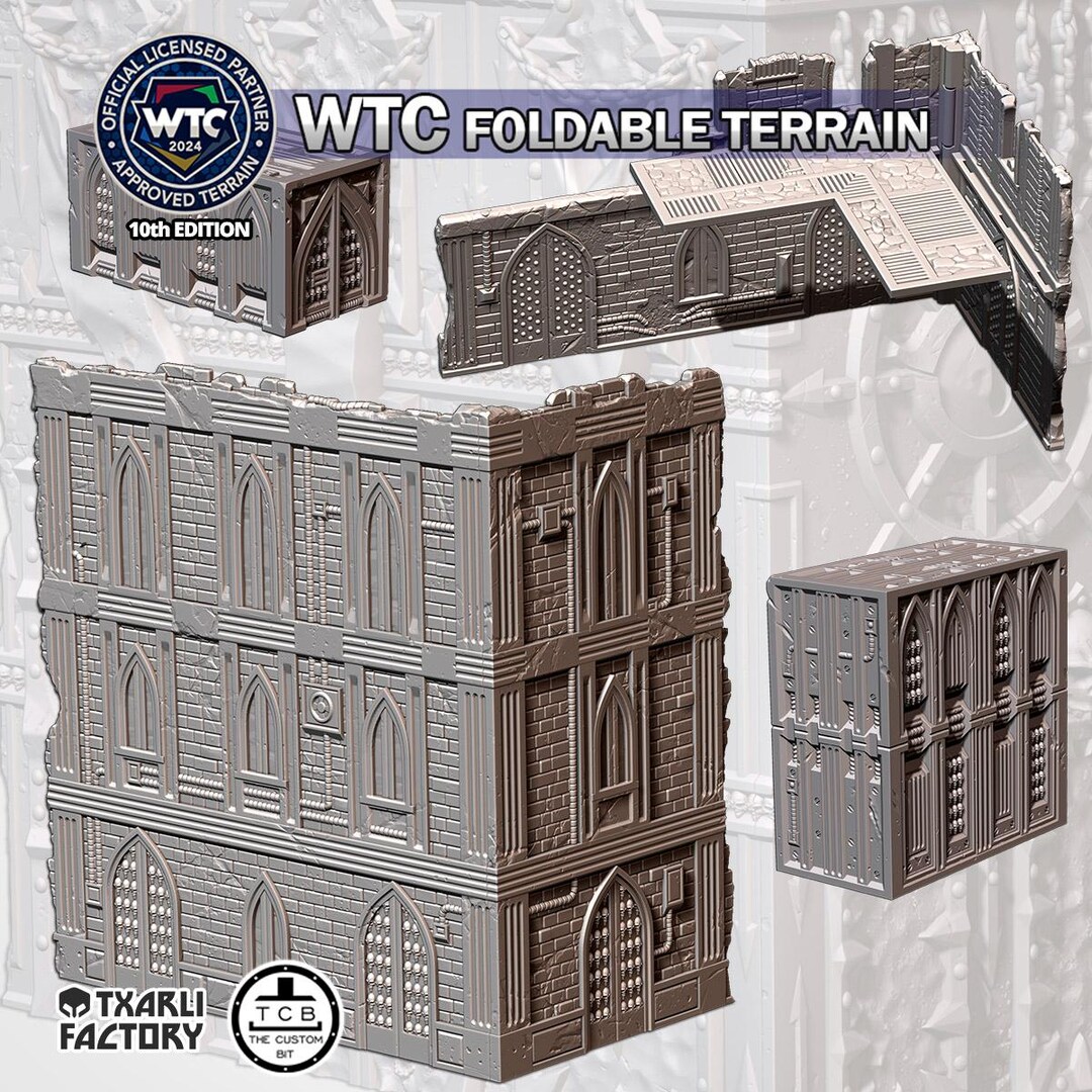 40k - Official WTC Foldable Terrain Set (cathedral) - Etsy