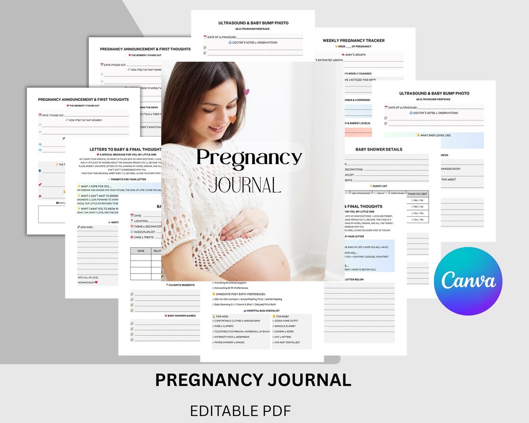 Pregnancy Planner - Trimester Checklists and Doctor Visit Tracker - Etsy
