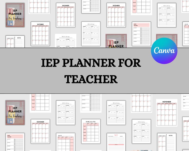 Editable IEP Planner for Teachers Printable | Special Education ...