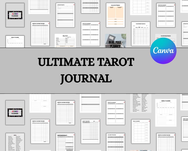 Editable ADHD Planner for Adults | Focus, Task- Routine Tracker | Daily ...