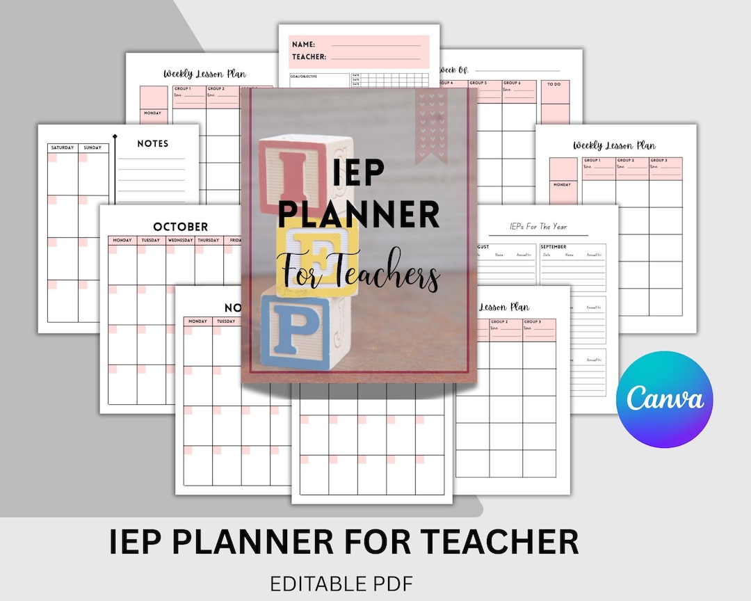 IEP Planner for Teachers: Editable Student Goals - Special Education ...