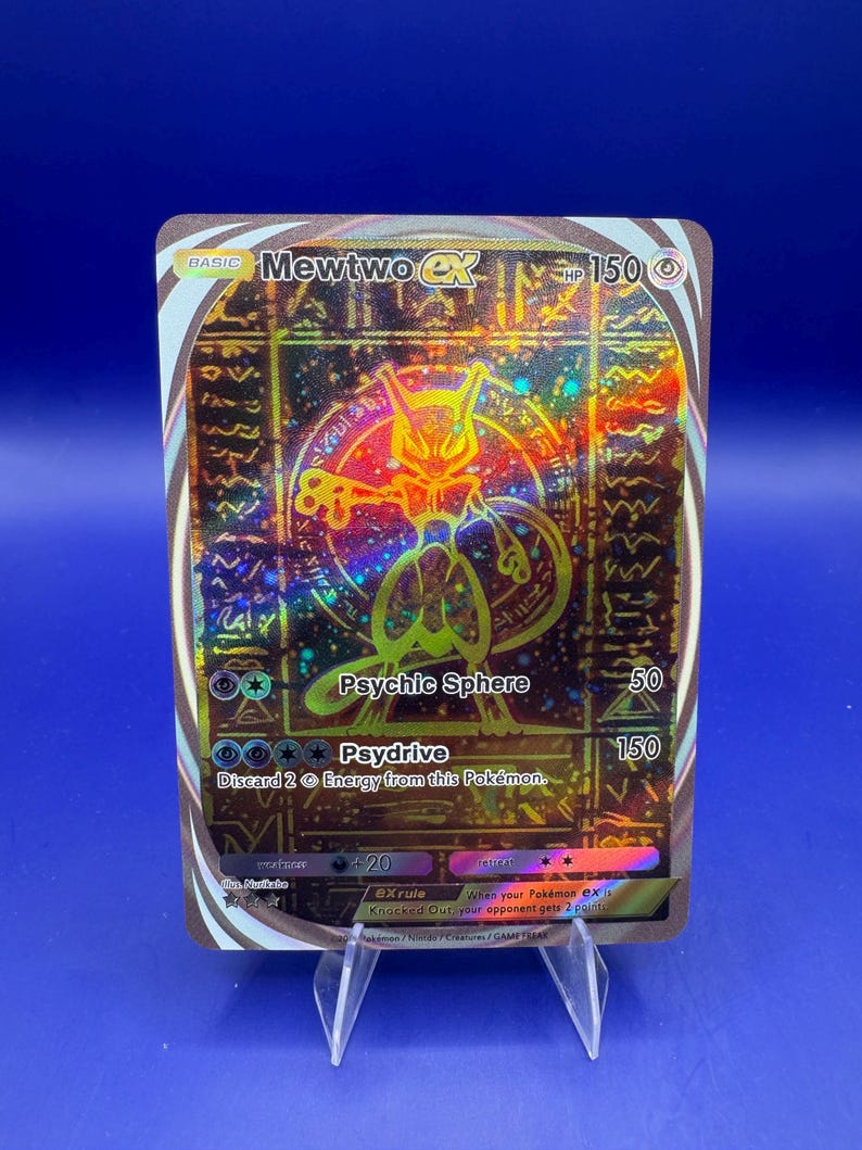 Mewtwo Ancient Proxy Card - Etsy UK