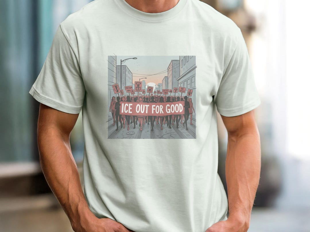 Ice Out for Good, LGBTQ Activist Gift Trans Rights Worker Rights Tee ...