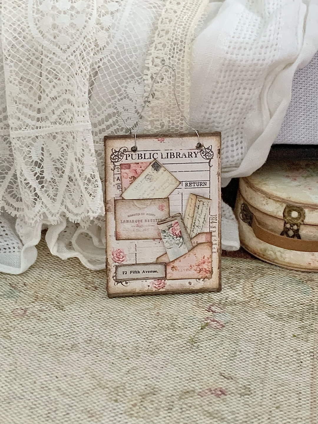 12th Scale Shabby Wall Junk Journal - Etsy