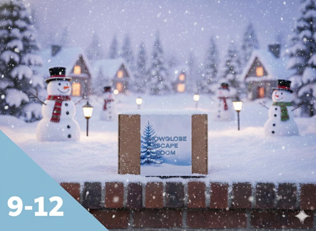 Snow Globe Escape Room for Kids | Letter Box Escape | Christmas Eve Box ...