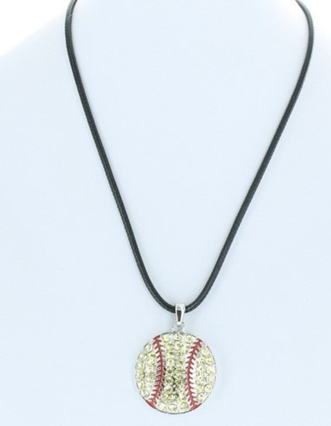 Baseball or Softball Bling Necklace 1.5 " Pendant - Etsy