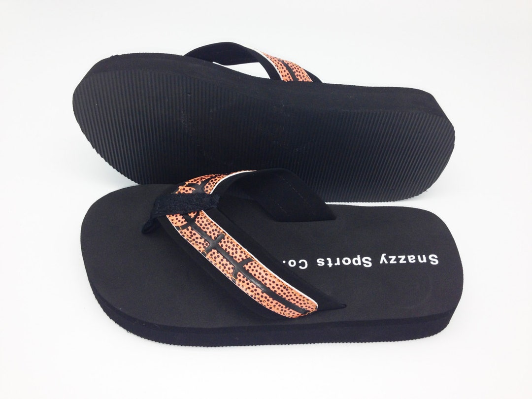 Leather Basketball Flip Flops - Etsy