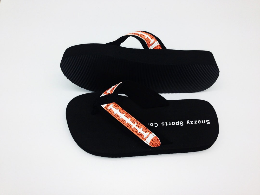 Leather Football Flip Flops - Etsy