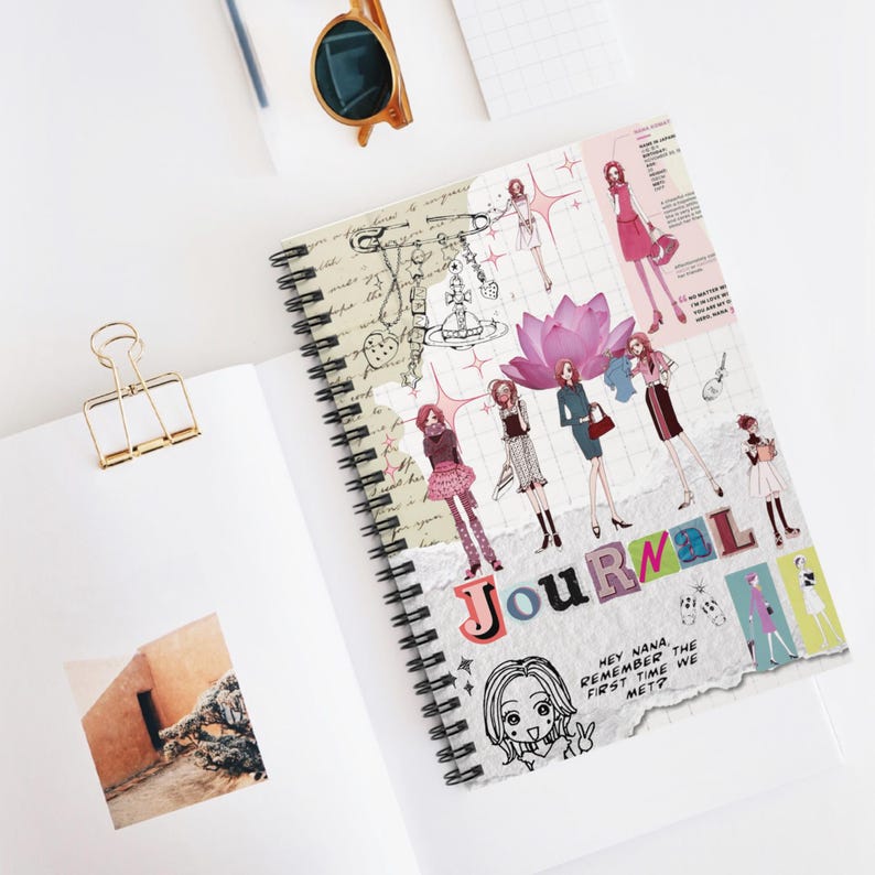 Nana Inspired Notebook, Hachi Coded Diary, Personalized Spiral Journal ...