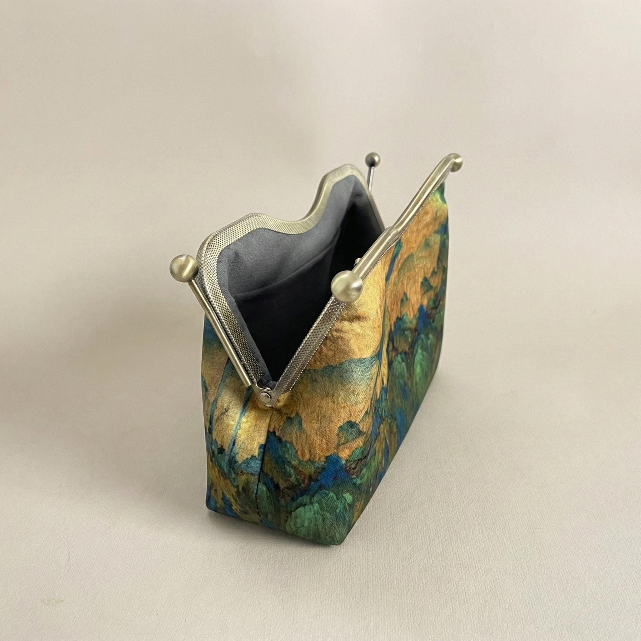Vintage Embroidered Clutch Bag | Chinese Style Frame Handbag With ...