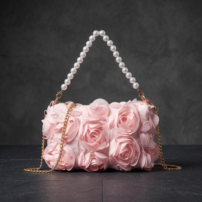Rosen clutch tasche - Etsy.de