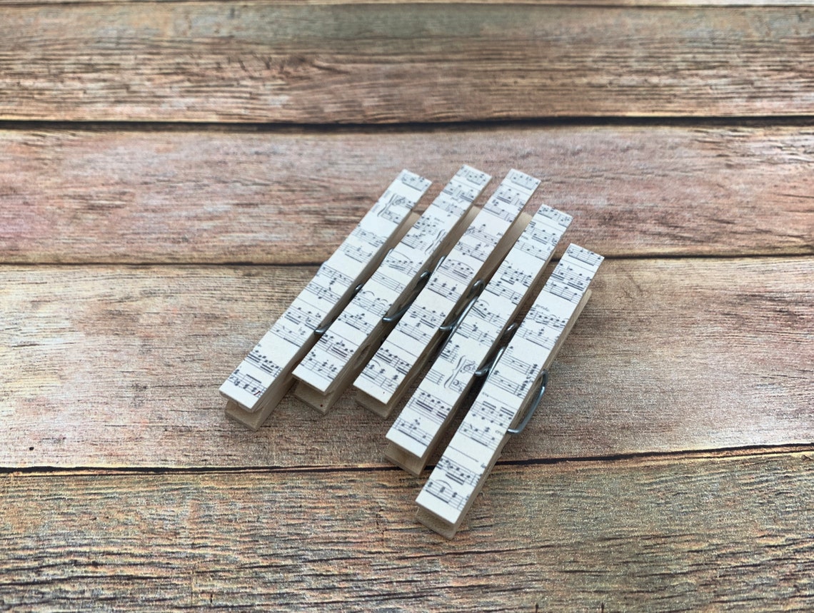 Decorative Clothespin Magnets. Kitchen Magnets. Black With | Etsy