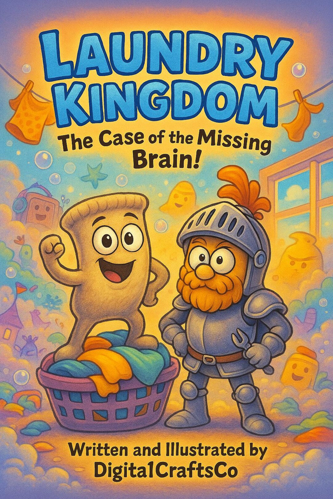 Laundry Kingdom: the Case of the Missing Brain! | Funny Children’s Book ...