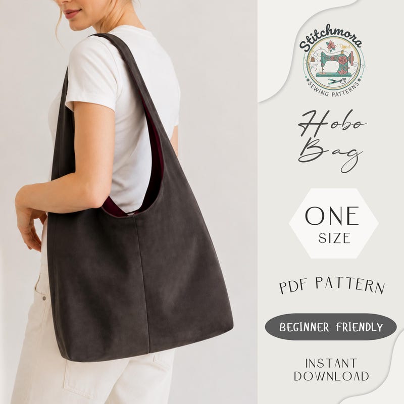Slouchy Black Shoulder Bag - Etsy