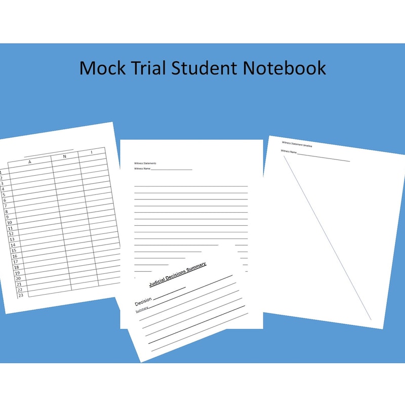 Trial and Notebooks - Etsy