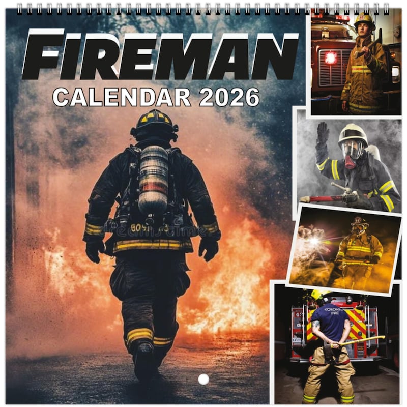 Personalized Fireman Calendar - Etsy