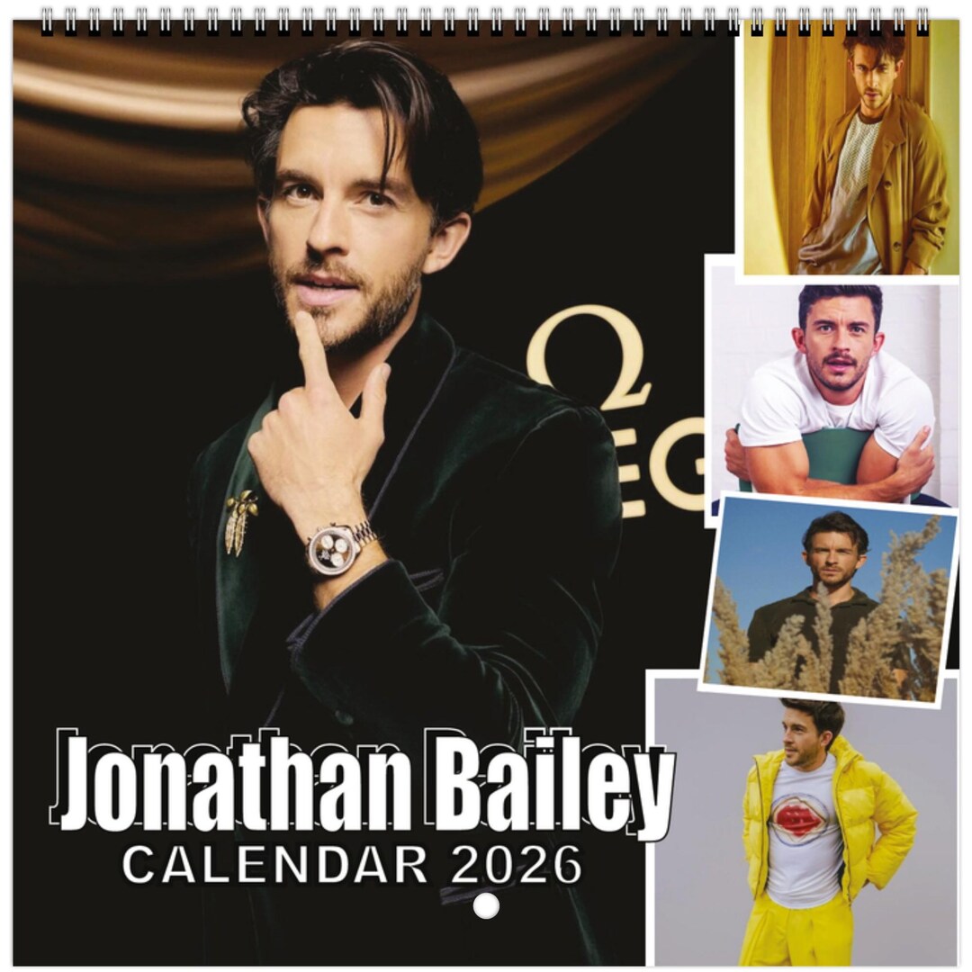 Jonathan Bailey 2026 Calendar: Fan Edition, Pop Art Style (8.5 X 8.5 ...