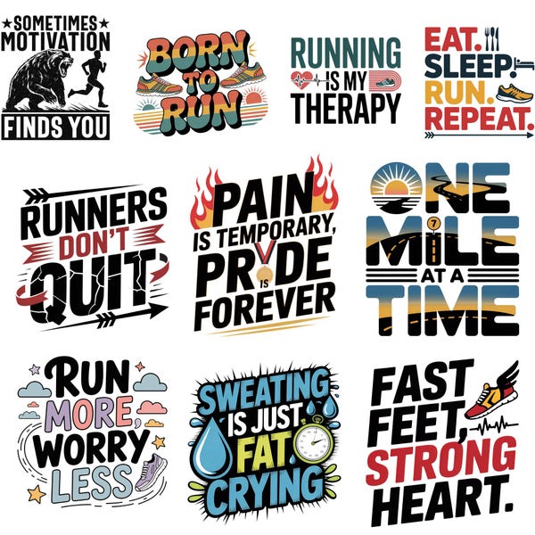 Running Quotes - Etsy