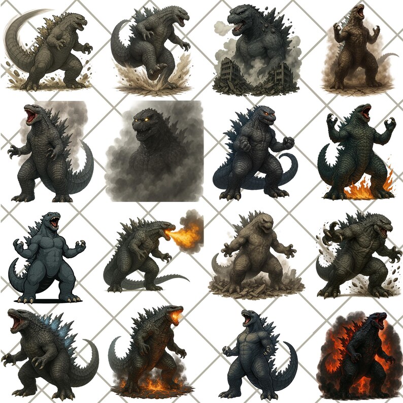 Godzilla Roaring Clipart – Fire Breath Transparent PNG, High-resolution ...