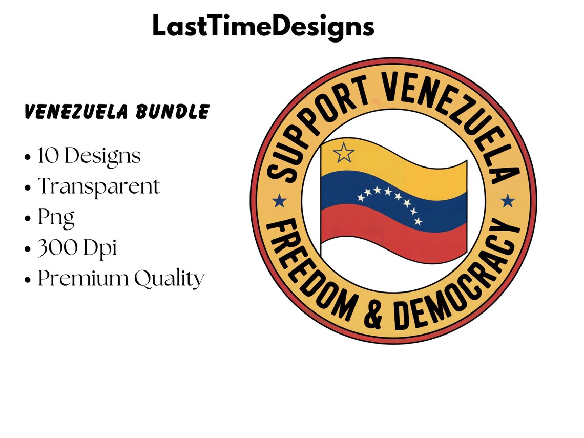 Free Venezuela Clipart Bundle PNG | Support Venezuela Freedom Designs ...