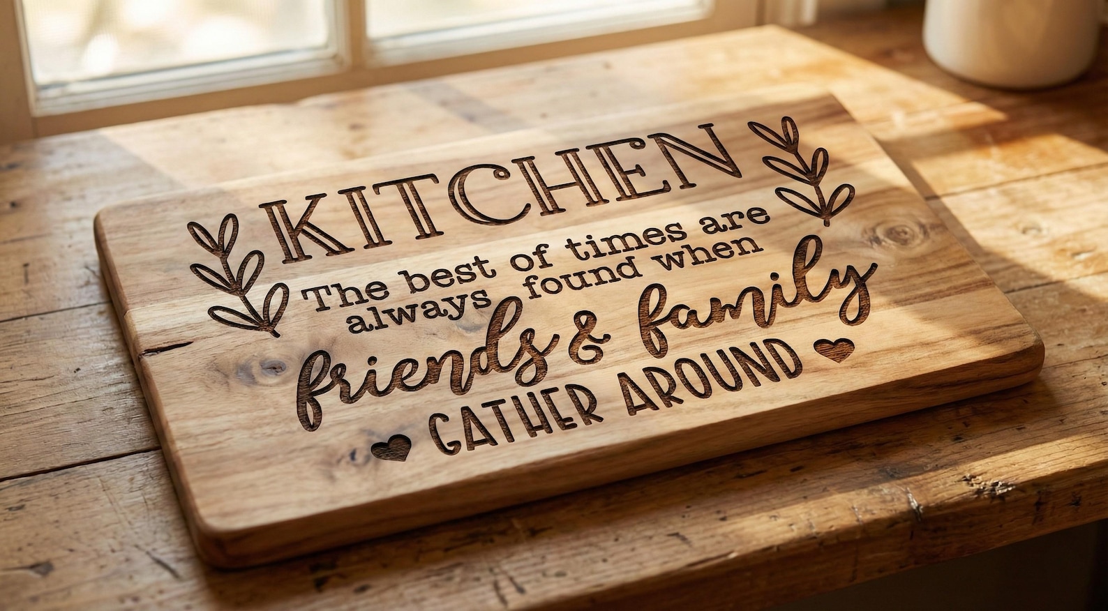 Kitchen Quote Cutting Board SVG Bundle | Png Funny & Farmhouse Kitchen ...