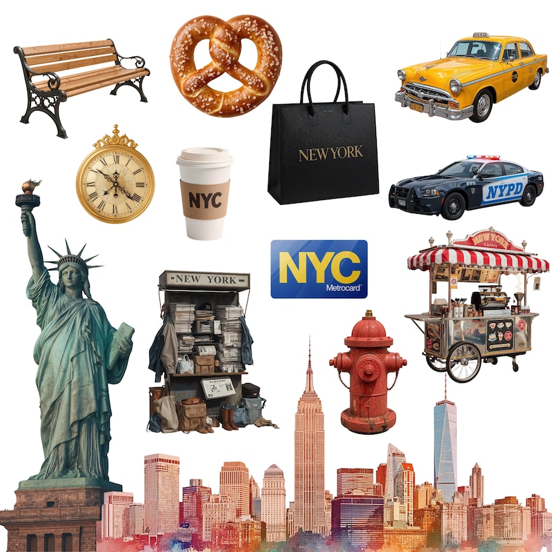 Nyc Clipart Bundle - Etsy
