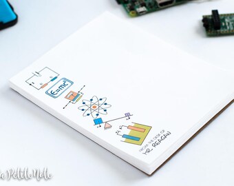 Engineer Personalized Notepad VERTICAL/ Engineer Notepad/ | Etsy