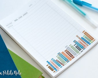 Engineer Personalized Notepad VERTICAL/ Engineer Notepad/ | Etsy