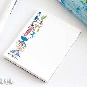 Geography Notepad/ Social Studies Notepad/ Personalized Teacher Notepad ...