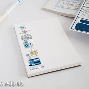 Engineer Personalized Notepad (VERTICAL)/ Engineer Notepad/ Electrical ...