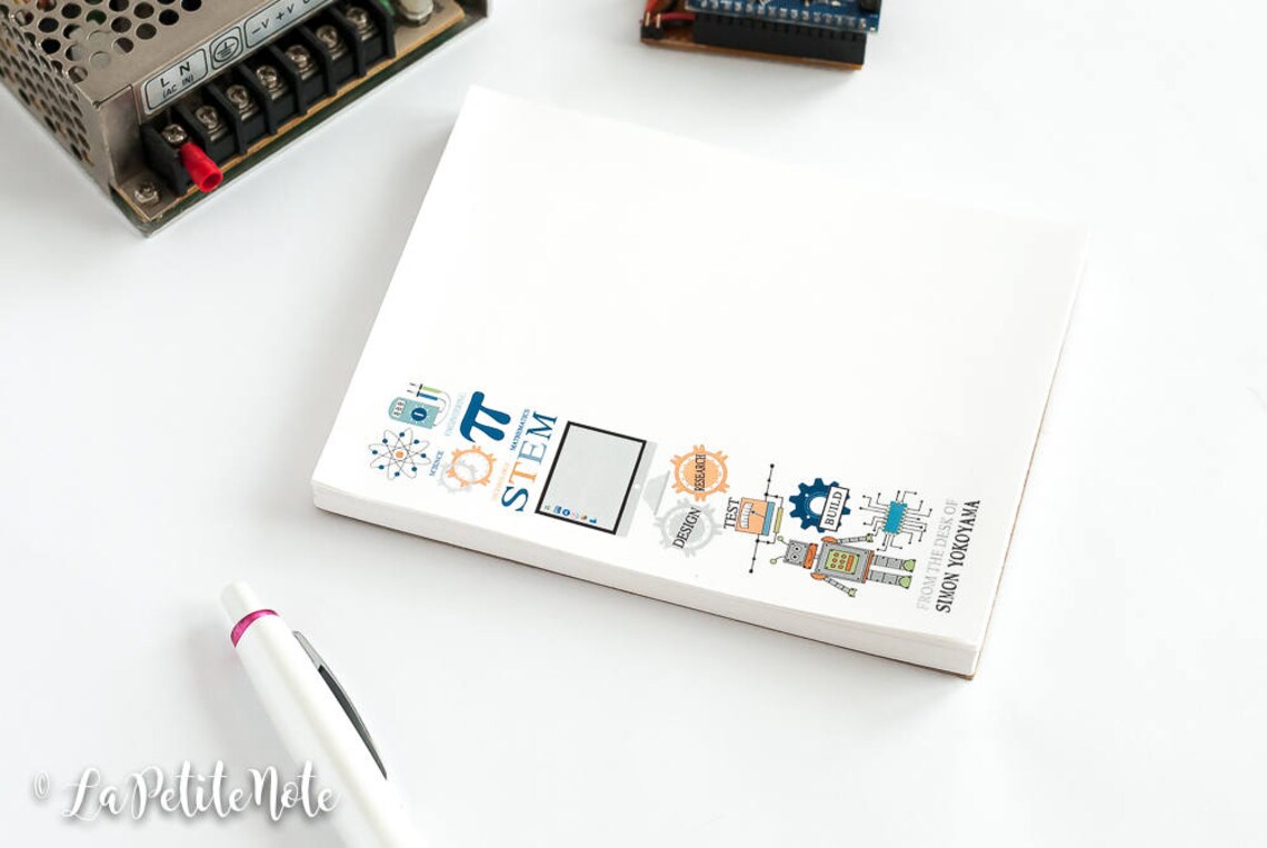 STEM Personalized Notepad/ Science Personalized Notepad/ Engineering ...