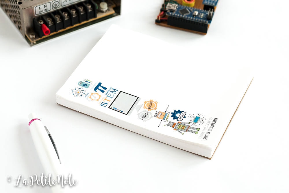 STEM Personalized Notepad/ Science Personalized Notepad/ Engineering Notepad/ Math Notepad - Etsy