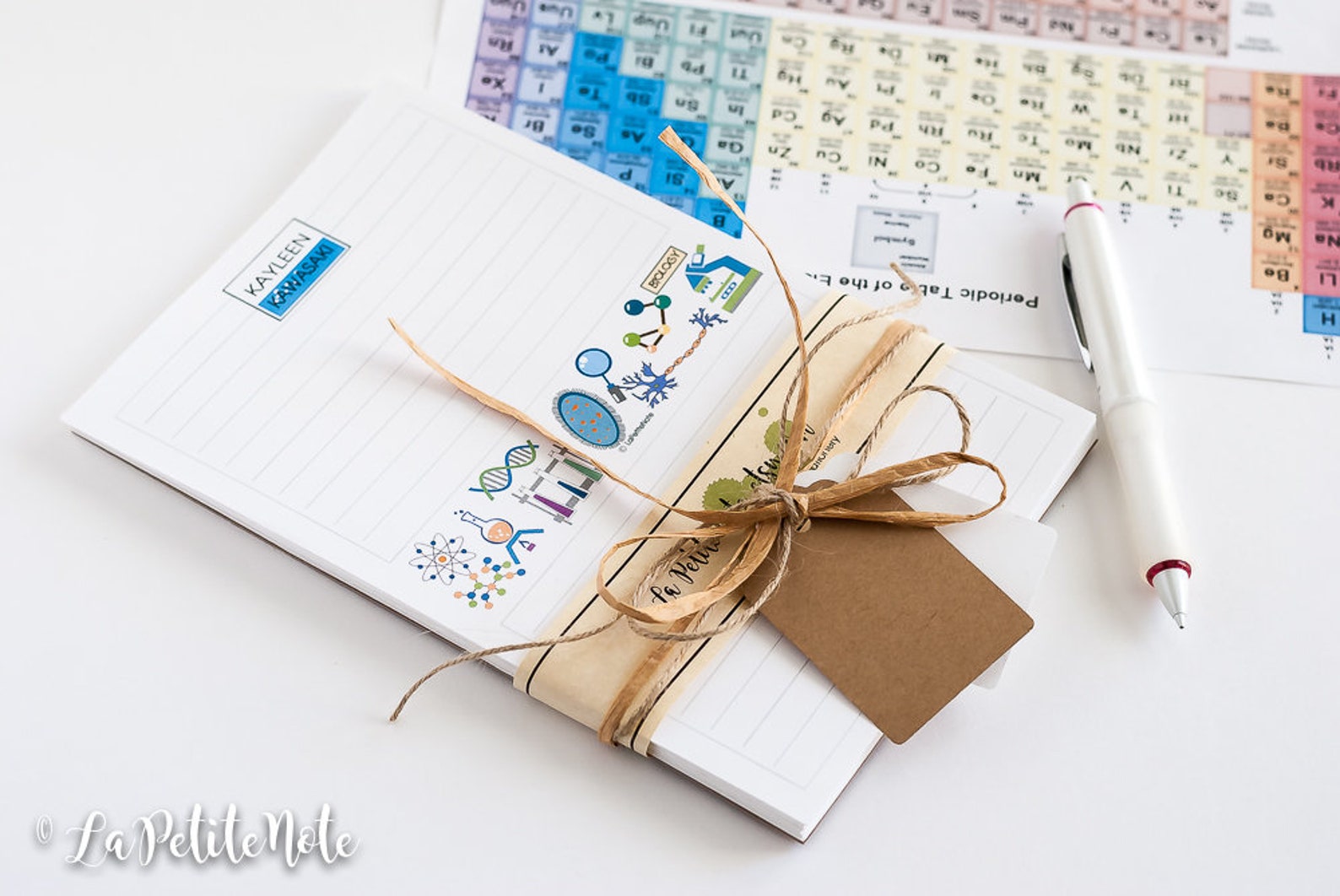 Biology Personalized Notepad/center - Etsy