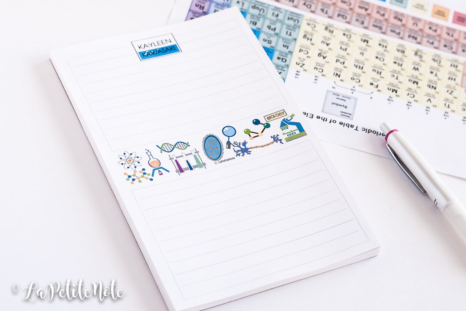 Biology Personalized Notepad/center - Etsy
