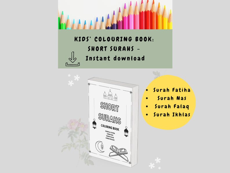Colouring Book - Short Surahs in the Quran | Fun Learning | Kids ...