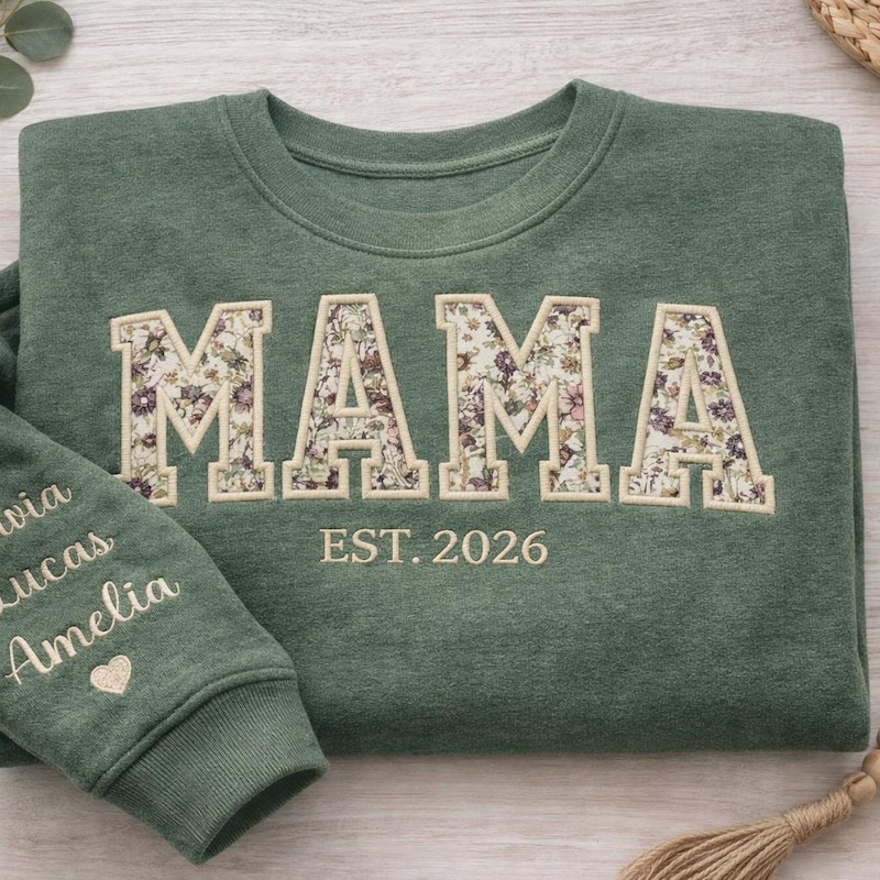 Embroidered Mama Patches - Etsy