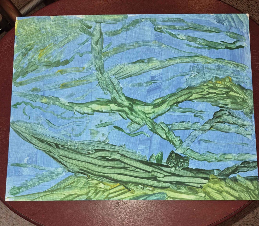 Abstract Bramble Dragon Sky - Etsy