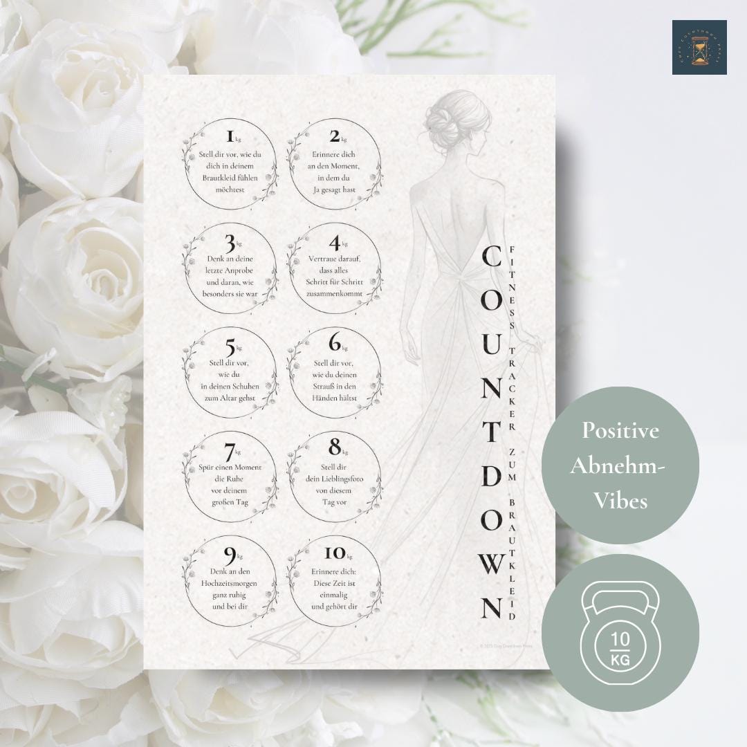 Your Path to Your Wedding Dress – Gentle Weight Loss Countdown for ...