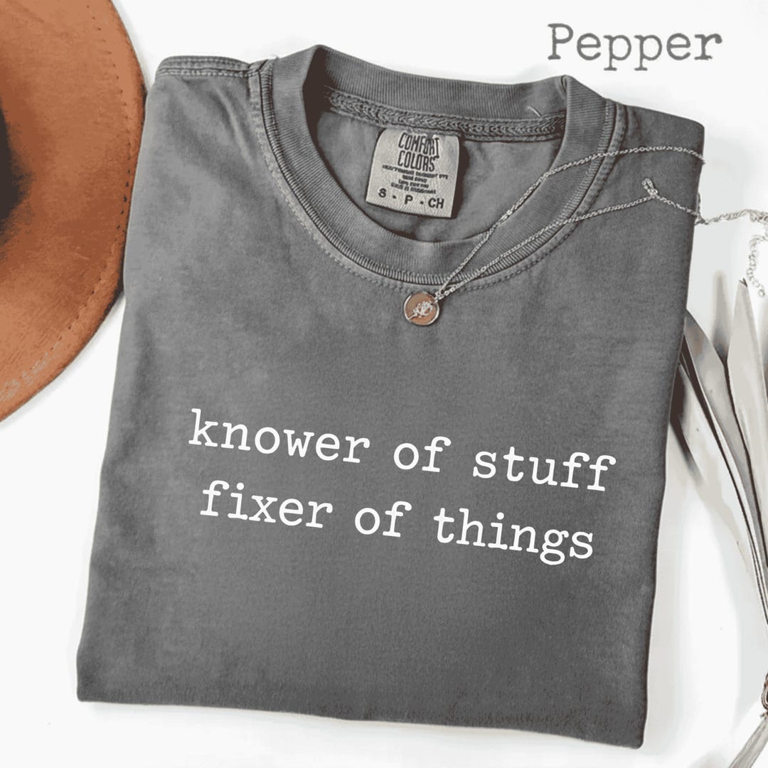 Knower of Stuff Fixer of Things PNG SVG: Funny Handy Quote Problem ...