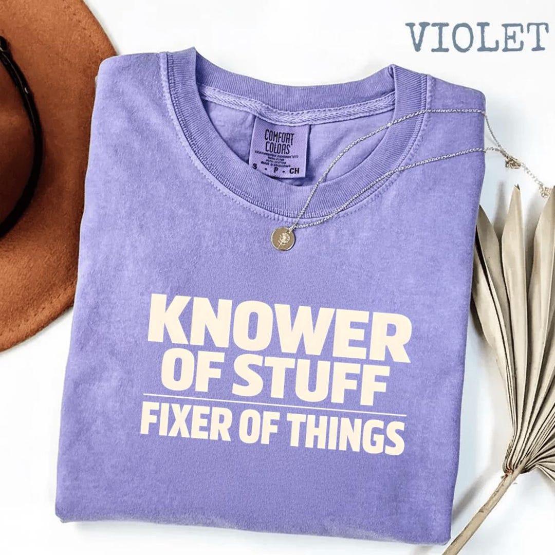 Knower of Stuff Fixer of Things PNG SVG: Funny Problem Solver Quote ...